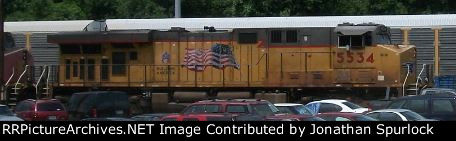 UP 5534, engineer's side